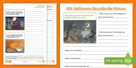 ESL Halloween Scary Story Writing | Twinkl (teacher made)