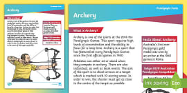 Rio 2016 Paralympics Country Fact File (teacher made)