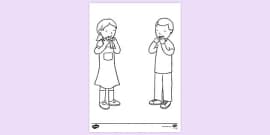 Mouth Colouring Page Printable (teacher made) - Twinkl