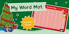 Christmas Words | KS1 Christmas Descriptive Word Mat