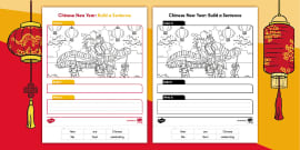 Chinese New Year Activity Booklet for K-2nd Grade - Twinkl