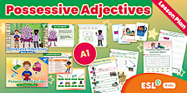 ESL Possessive Adjectives Lesson for Kids