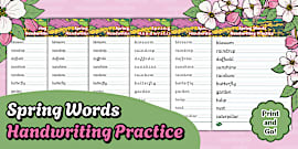 Handwriting Sentences: Cursive Practice