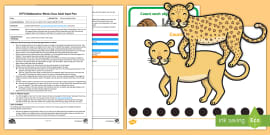 Leopard Spots Counting Game (teacher made) - Twinkl