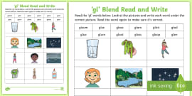 Consonant Blend Activity - ELA Resources - Twinkl - USA