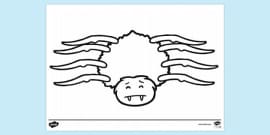 Redback Spider Colouring Sheet | Colouring Sheets