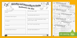 Responding to Music - Differentiated Activity (teacher made)