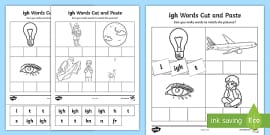 'igh' Sound Hunt Worksheet