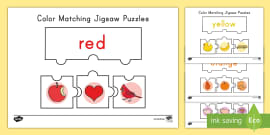 Color Matching Task Box Cards-Red (teacher made) - Twinkl