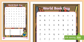 KS1 World Book Day Word Search (Teacher-Made)