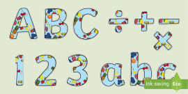 Trains Themed A4 Display Lettering (teacher made) - Twinkl