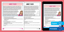 Second Grade Louis Braille: Kid Inventor Reading Passage Comprehension