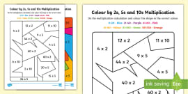 Colour by 2s Multiplication (teacher made)