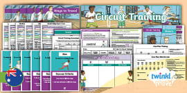 👉 Twinkl Move PE - Year 2 Circuit Training Unit Pack