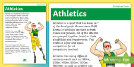 Paralympics Sports Matching Cards (teacher made) - Twinkl