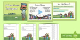 Refugee Week Differentiated Reading Comprehension Activity - CfE, Second