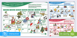 February Events Calendar (2023) (teacher made) - Twinkl