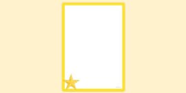 FREE! - Simple Blank Gold Coin Page Border | Page Borders | Twinkl