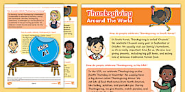 Thanksgiving Leaflet Template