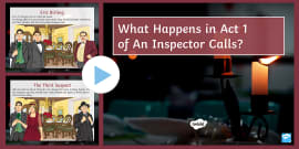 GCSE LA An Inspector Calls: Act 3 Overview PowerPoint