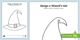 Design a Witch or Wizard's Hat Art Activity, Wizard Hat