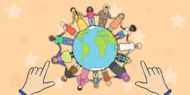 Our World Display Banner (teacher made)