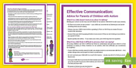 Autism Strategies and Information Adult Guidance