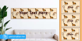 * NEW * 80s Editable Banner | Twinkl Party (teacher made)