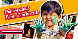 KS1 Holi Word Mat - Festivals and Celebrations - Twinkl