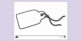 FREE! - Circular Price Tag Colouring | Colouring Sheets