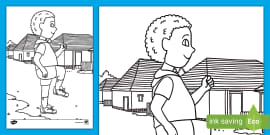 Spots Colouring Page (teacher made) - Twinkl