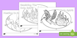 Dove Mindfulness Colouring (l'enseignant a fait) - Twinkl