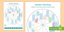 Numicon Shapes Matching Pegs Numbers 1-10 Activity