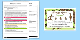 Finger Gym Pattern Card - finger gym, pattern, card, finger, gym