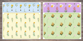 Spring Placemats | Twinkl Party (teacher made) - Twinkl