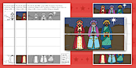 Cartel de decoración del Día de Reyes Magos - Twinkl