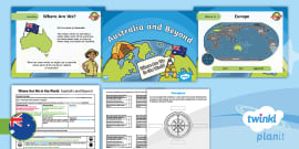Year 2 HASS Where Are We in the World Home Learning Tasks