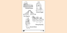 FREE! - Ancient Assyrian Army Colouring Sheet | Colouring Page