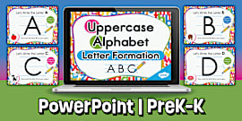 Alphabet Letter Sound PowerPoint - Learning Alphabet Letters
