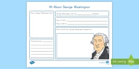 Printable George Washington Cut-Out | Twinkl Resources