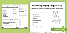 Label the Groundhog Activity | K-2 | Groundhog Day | Twinkl