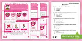 A1 Póster de vocabulario: San Valentín en inglés - Twinkl
