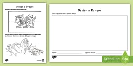 Dragon Word Cards - Adjectives to Describe a Dragon - Twinkl