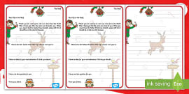 The Christmas Elf Editable Wanted Poster Template - Twinkl