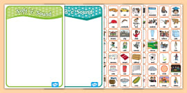 Hard and Soft 'c' Sound Odd One Out Worksheet - Twinkl