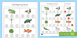 Beginning Letter Sounds | Worksheets | Phonics Resources