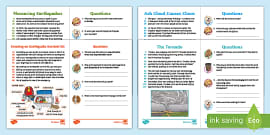 Extreme Earth Fact Cards (teacher made)