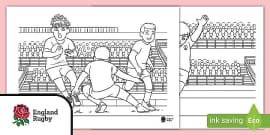 Wales Rugby Crest | Colouring Sheets