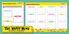 FREE! - The Happy Newspaper: Finish the Headline - Twinkl