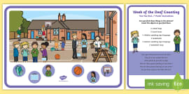 Week of the Deaf Worksheet | AUS Resources | Twinkl